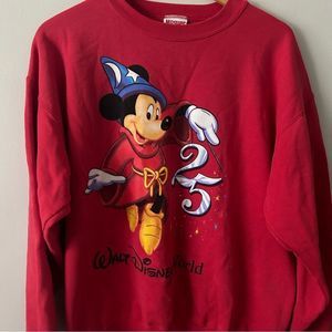 Disney | Sweaters | Vintage 25thanniversary Walt Disney World Sweater ...